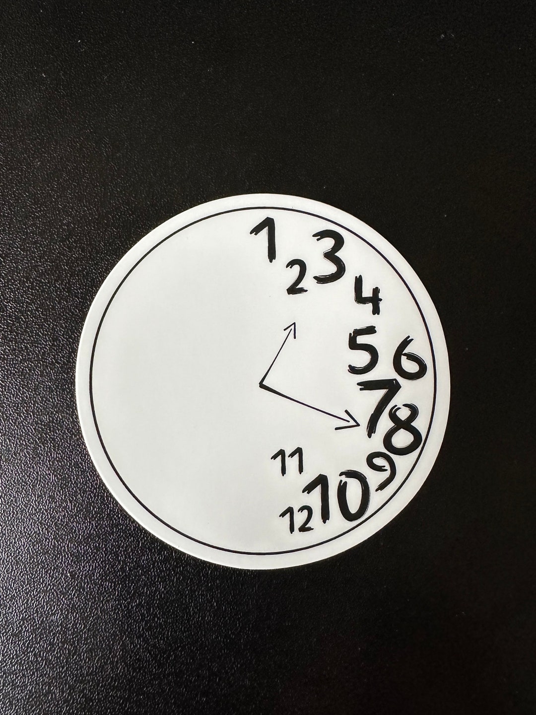 Neglect Clock Sticker - Etsy