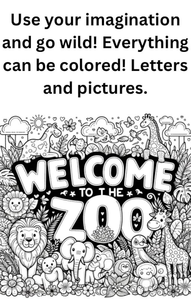 Welcome to the Zoo - Etsy
