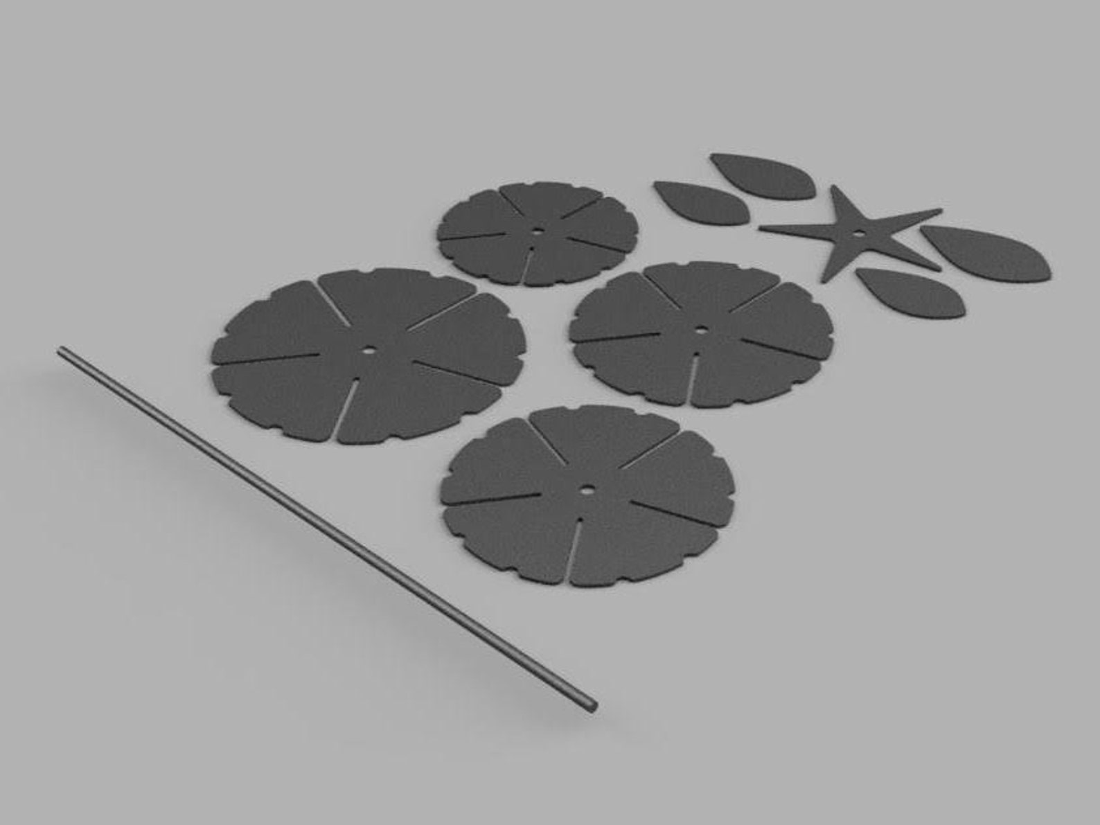 Kit Rosa in Metallo Fai Da Te DIY Kit Metal Rose Plasma Cut Metal Rose ...