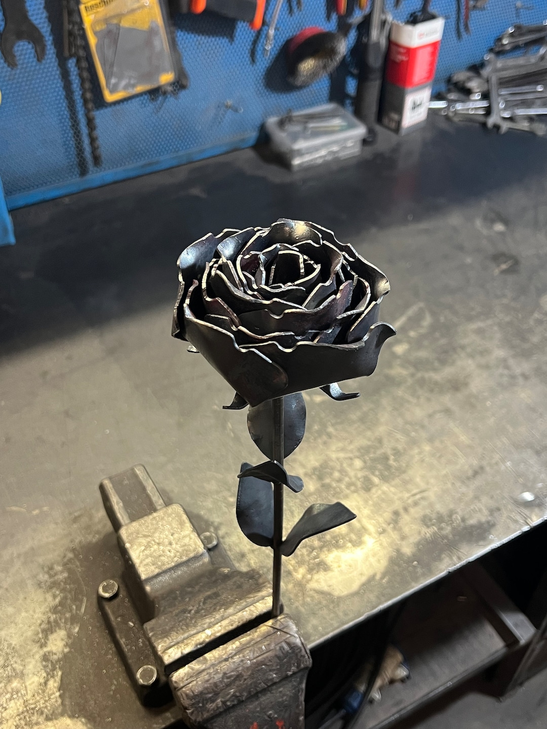 Kit Rosa in Metallo Fai Da Te DIY Kit Metal Rose Plasma Cut Metal Rose ...