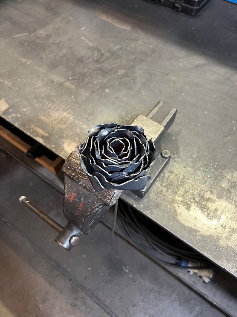 Kit Rosa in Metallo Fai Da Te DIY Kit Metal Rose Plasma Cut Metal Rose ...