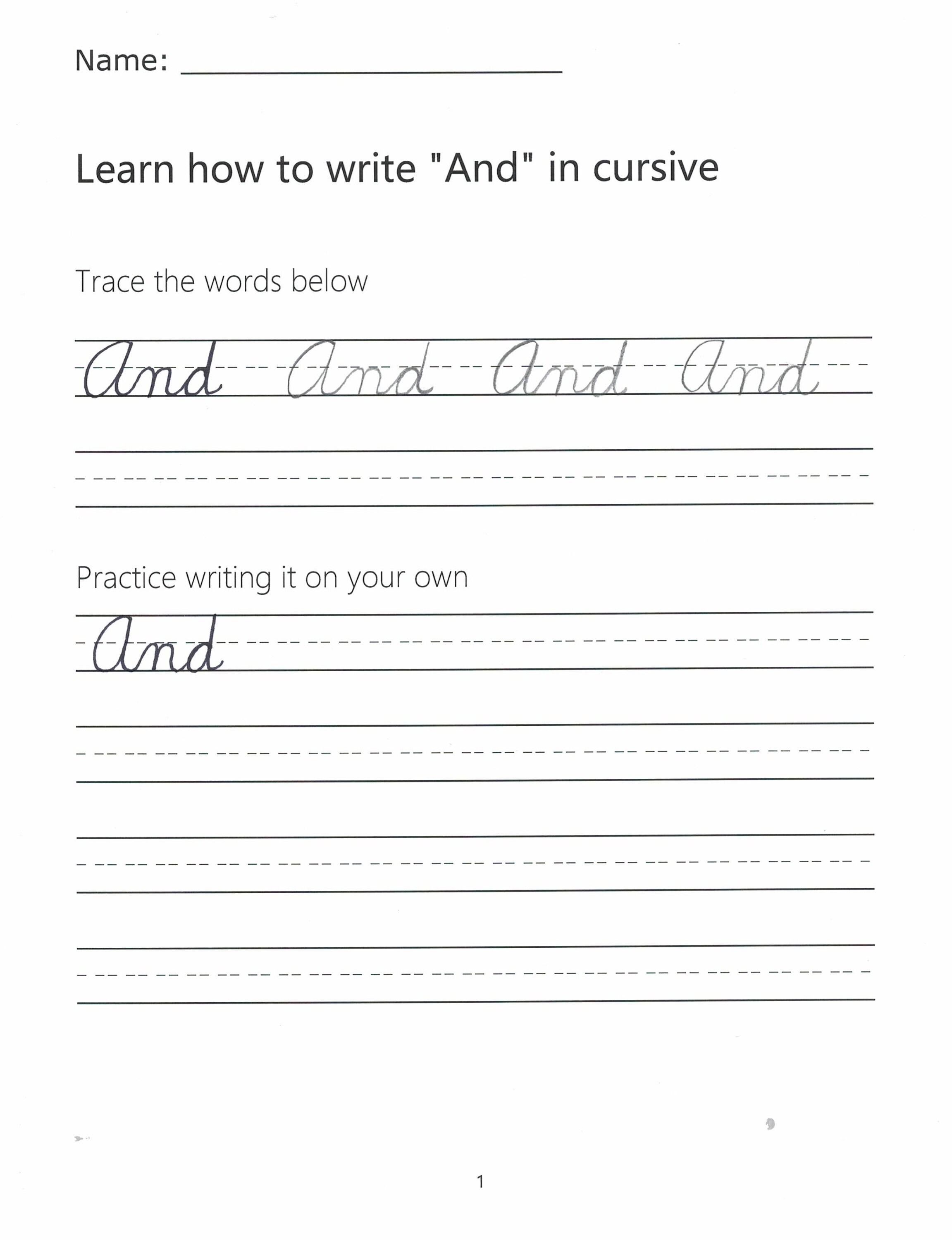 Cursive Letter Worksheets for 3 Letter Words - Instant Download! - Etsy