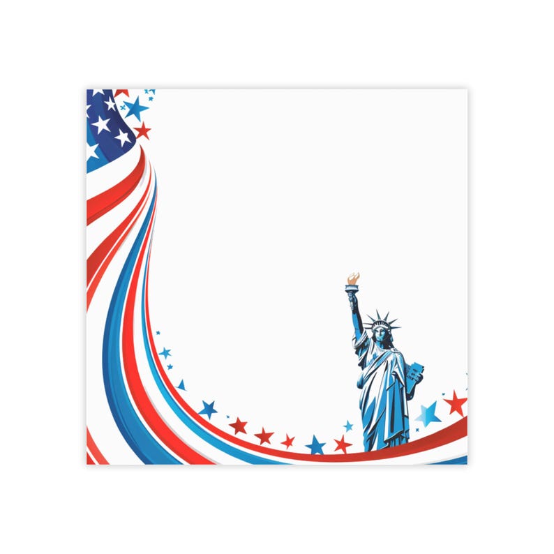 USA Lady Liberty Post-it® Note Pads - Etsy