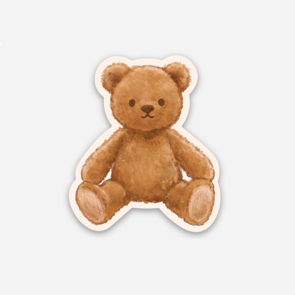 Teddy Bear Stickers - Etsy