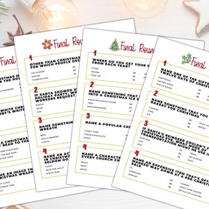 Christmas Family Feud, Christmas Game Printable, Christmas Friendly ...