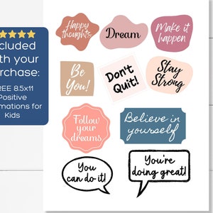 Vision Board Template, Goal Board, Manifestation Board, Vision Board ...