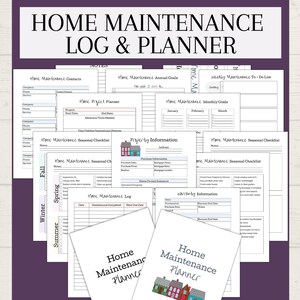 Home Management Binder, Home Organization Planner, Household Planner ...