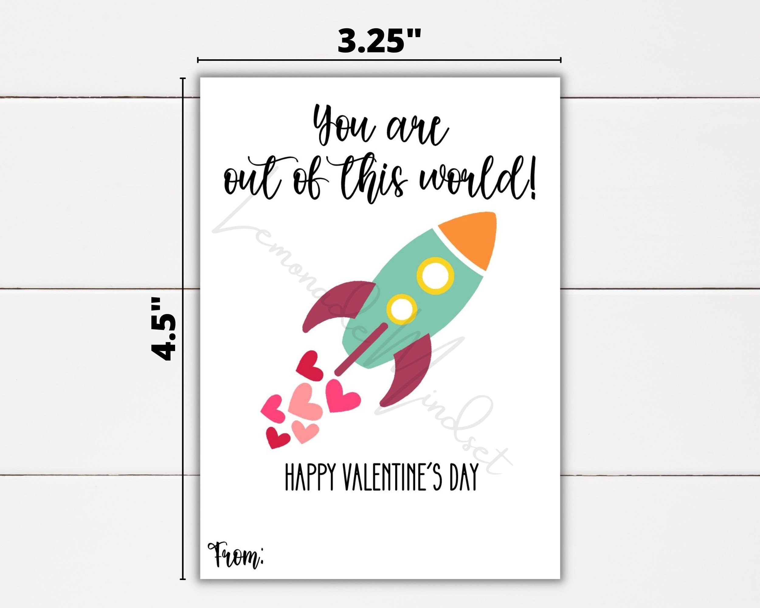 Valentine's Day Card for Kid's Class, Kid's Valentine's Day Card for ...