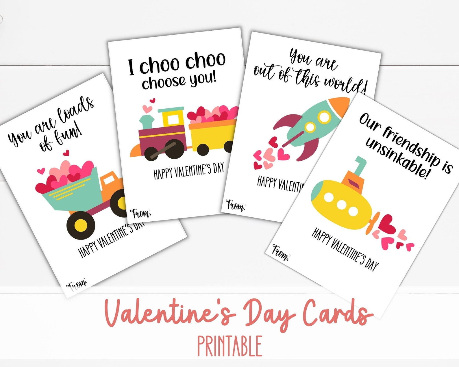 Valentine's Day Card for Kid's Class, Kid's Valentine's Day Card for ...