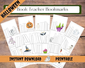 Book Tracker Bookmark Printable Reading Tracker Digital | Etsy