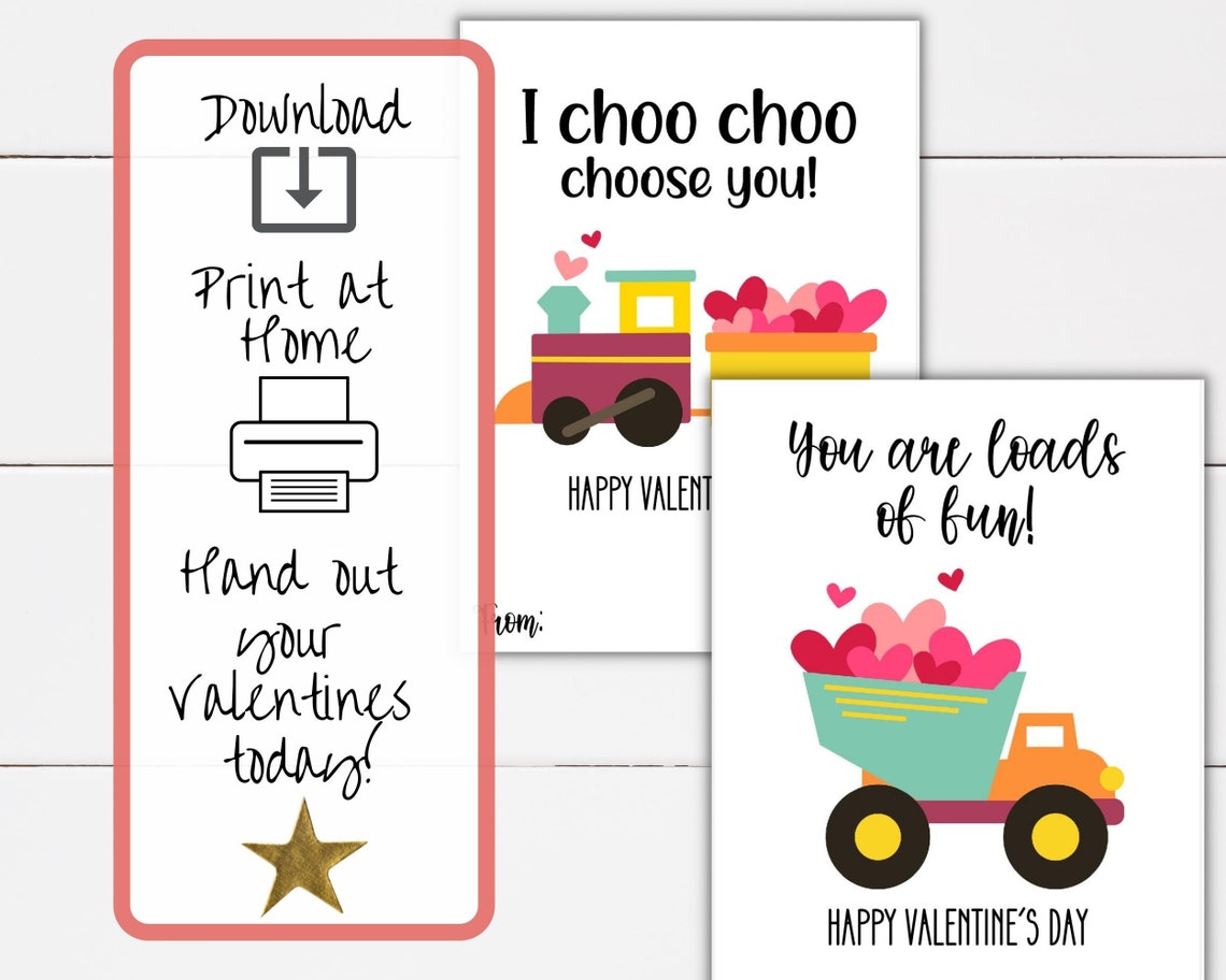 Valentine's Day Card for Kid's Class, Kid's Valentine's Day Card for ...