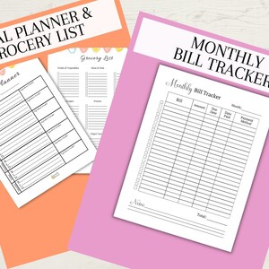 Home Management Binder, Home Organization Planner, Household Planner ...
