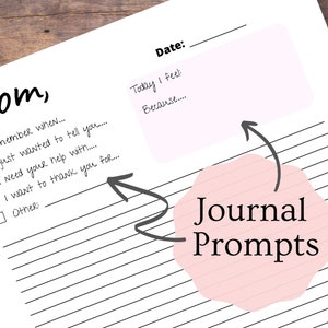 Mommy and Me Journal Template | Kid's Journal Printable | Mom and Me ...
