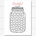 Gratitude Jar Printable, Gratitude Journal, Gratitude Challenge ...
