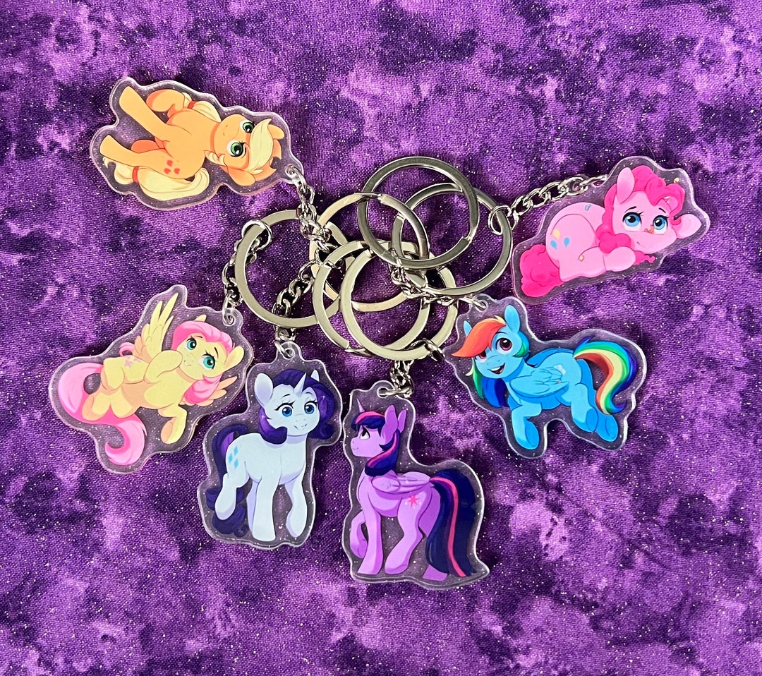 MLP Mane 6 Keychains - Etsy