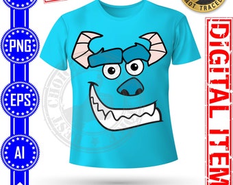 Cara sully png | Etsy España