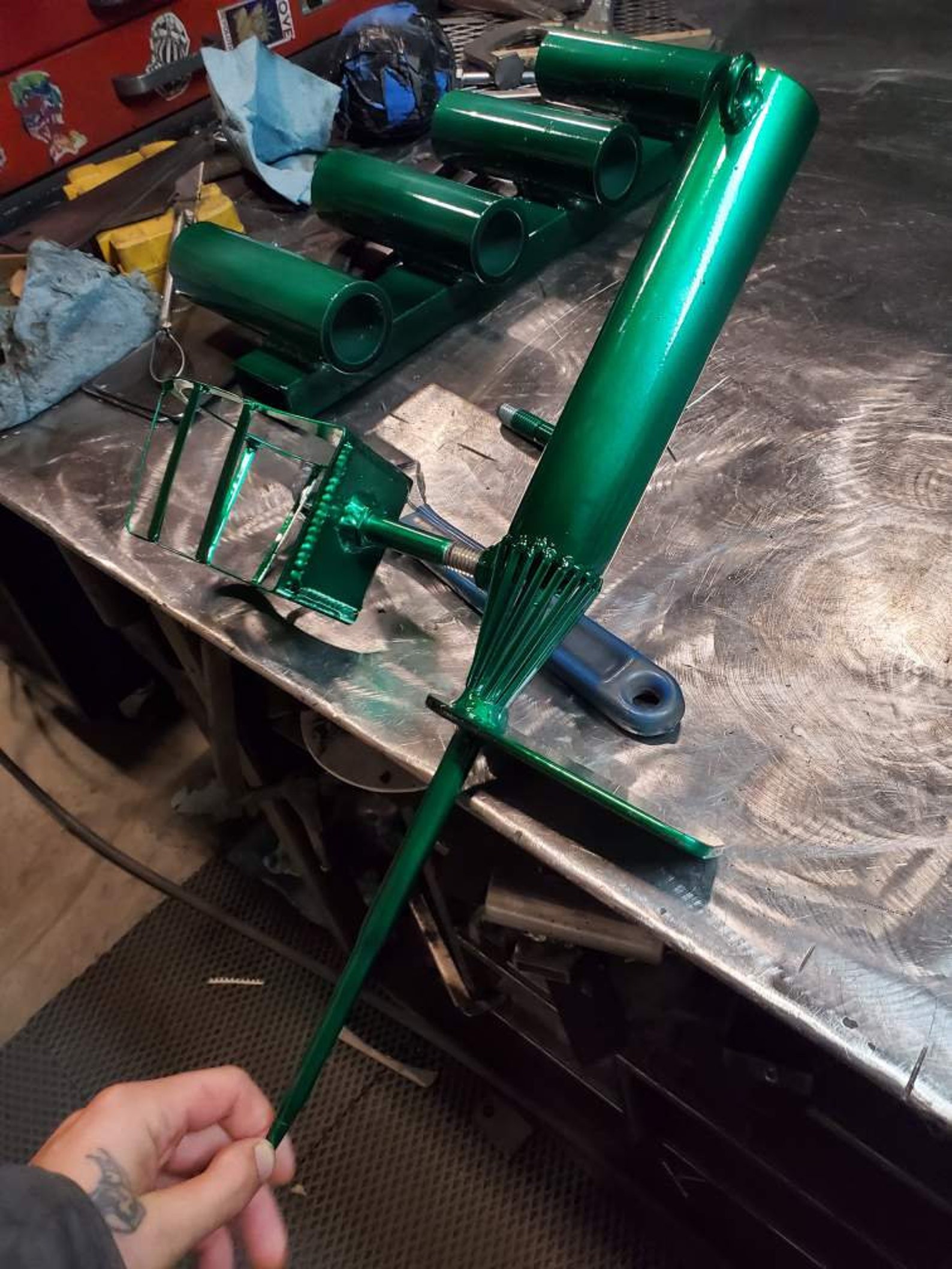 Custom Fishing Pole Holder W/cup Holder - Etsy