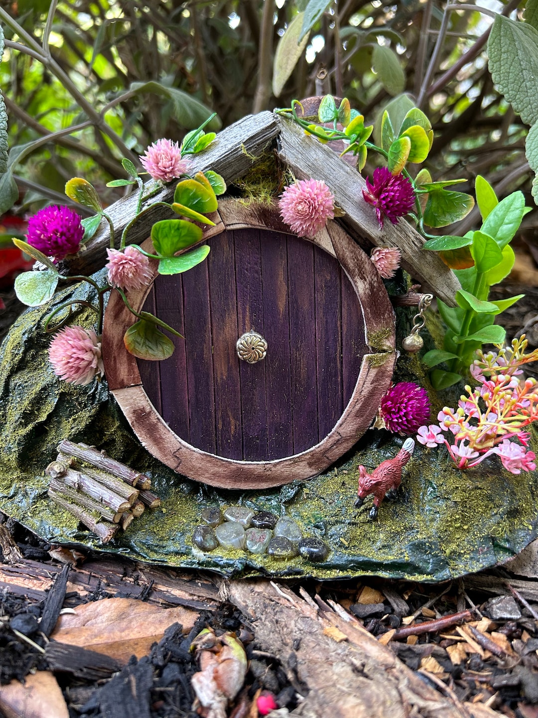 Fox Cottage Fairy Door - Etsy