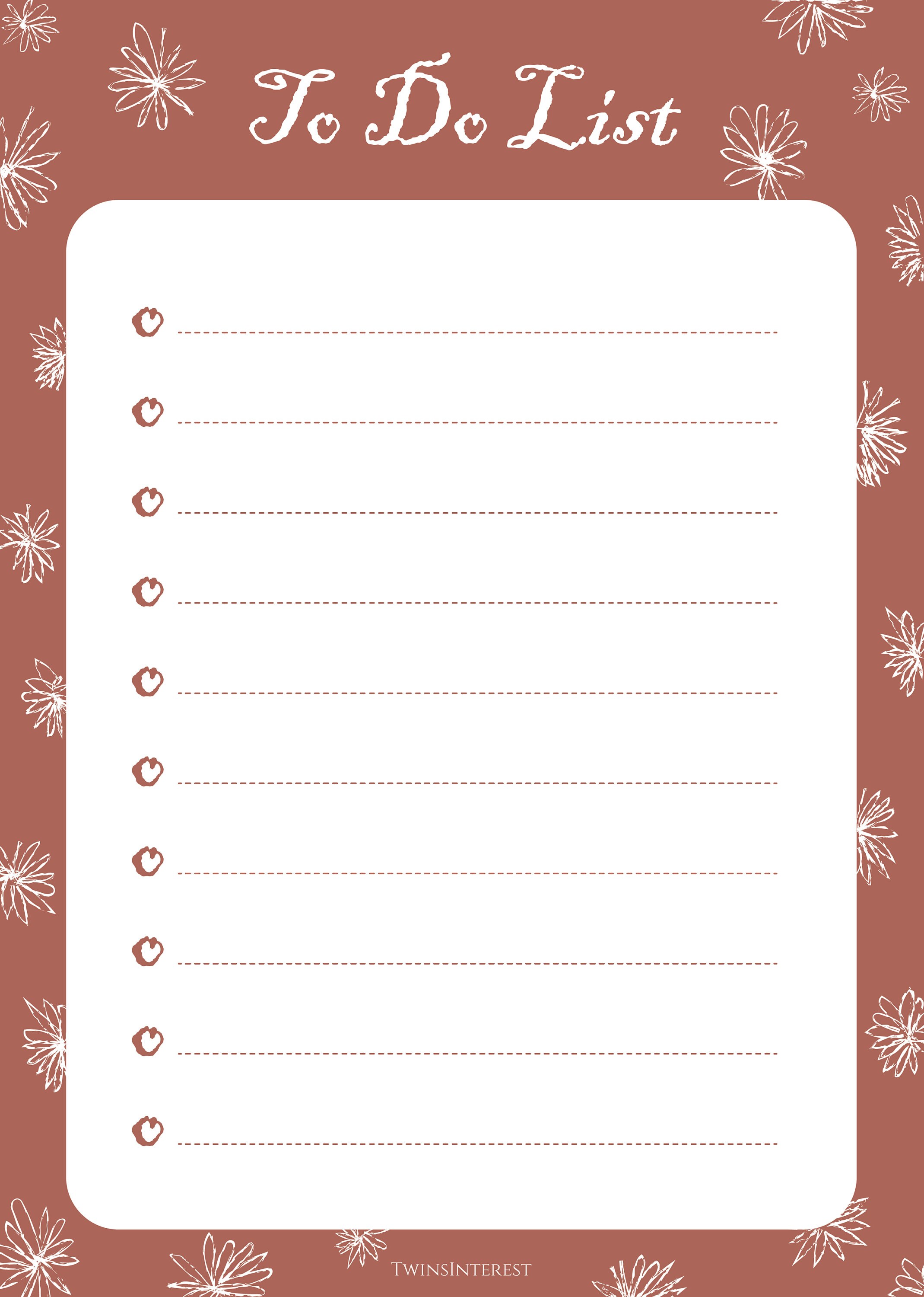 Downloadable to Do List Pdfs - Etsy