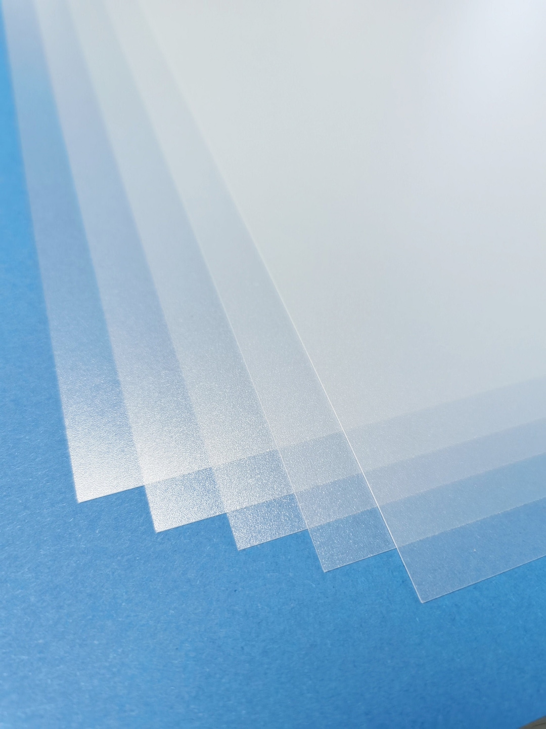 Feuille de plastique givré/PVC/0.4mm/A4/diviseur de - Etsy France