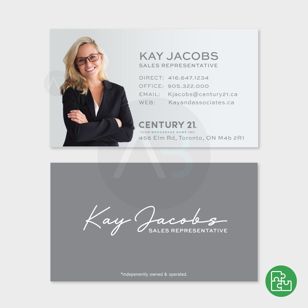 Real Estate Business Card Design, RECO Compliant Realtor Business Card ...