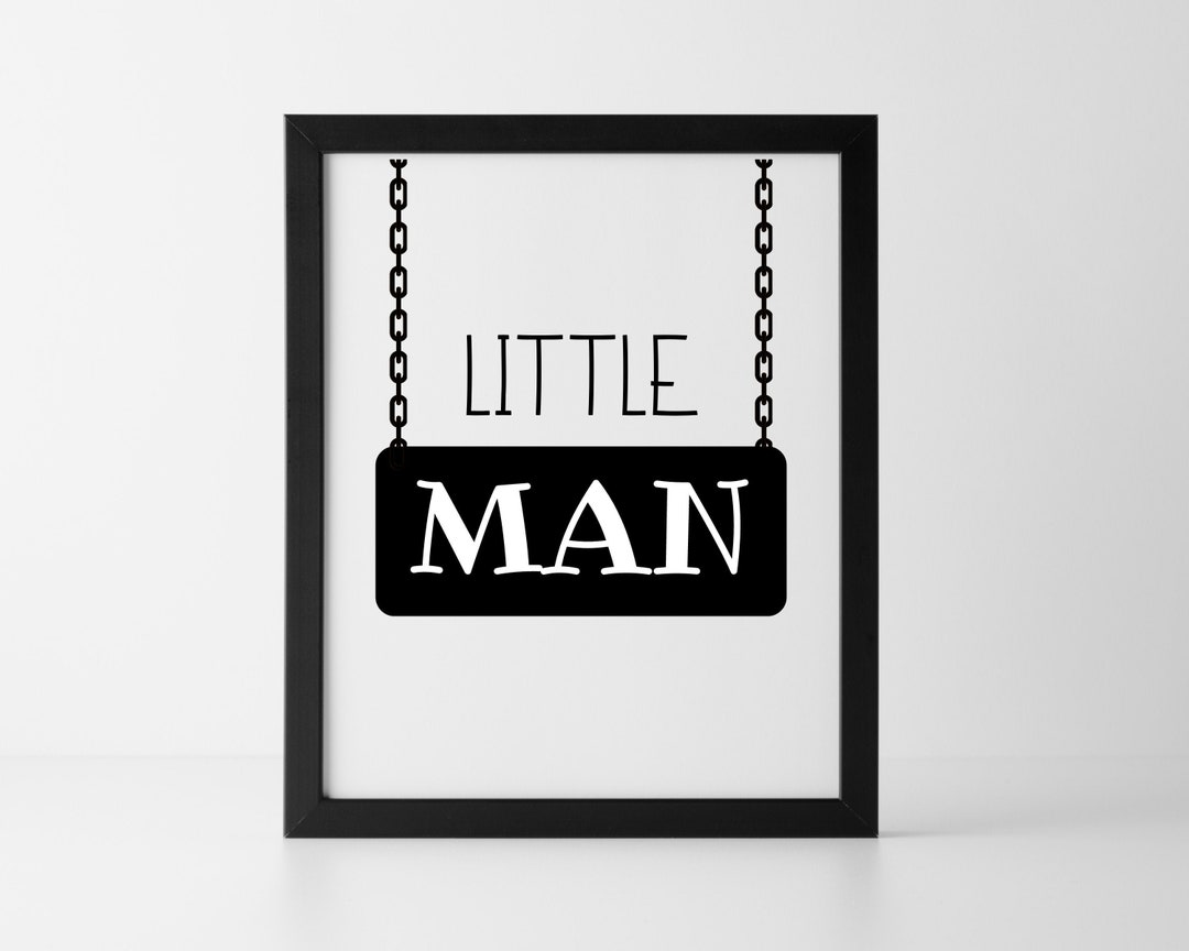 Little Man Print, Nursery Prints, Childs Room Print, Kids Room Print ...