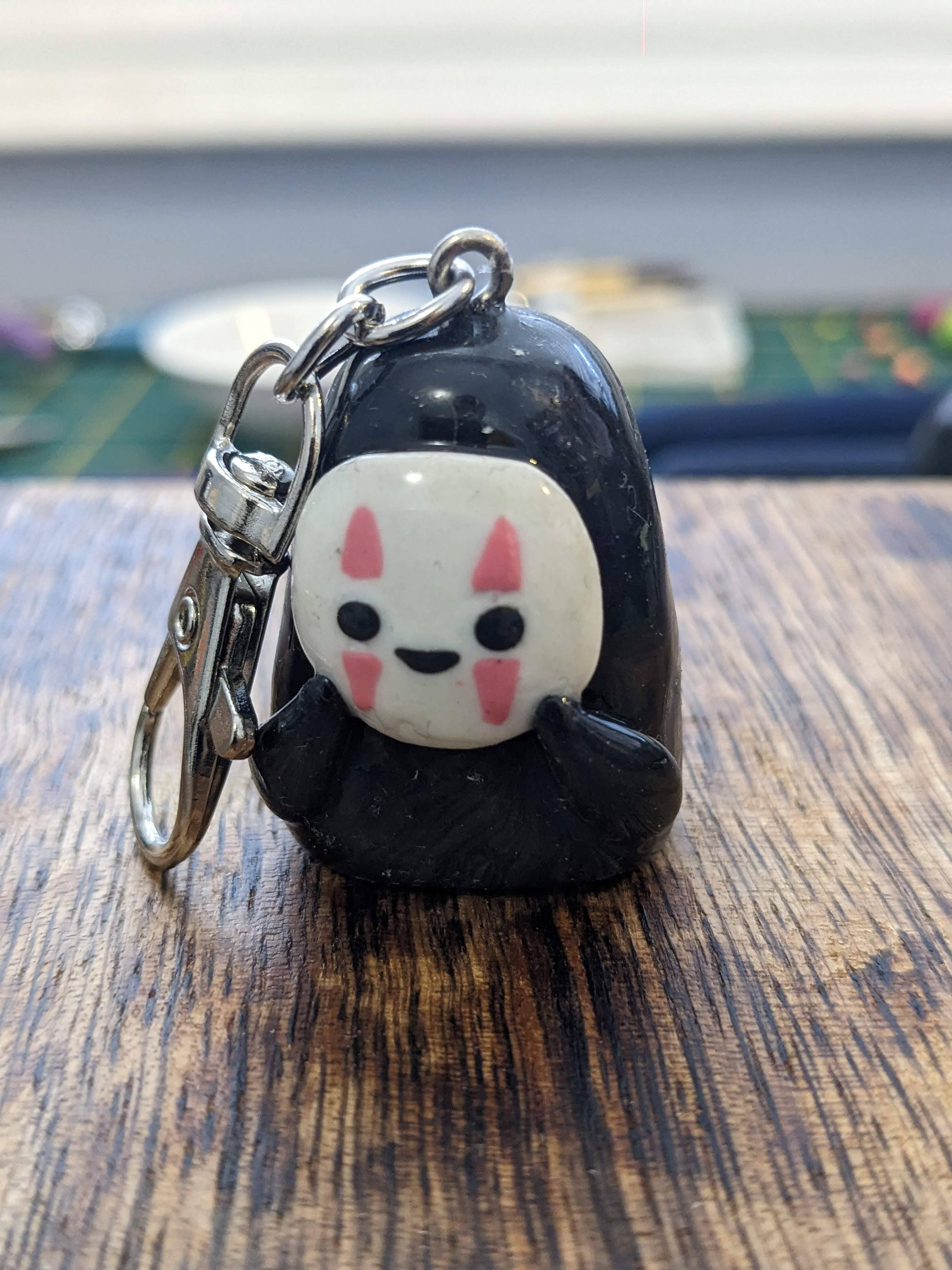 Handmade No Face Keychain L Polymer Clay Keychain L Spirited - Etsy