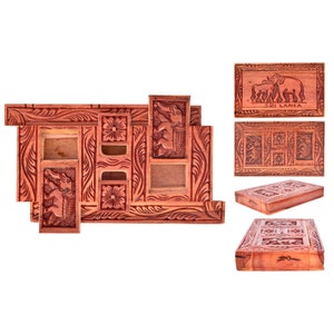 Secret Wooden Puzzle Jewelry Box - Etsy