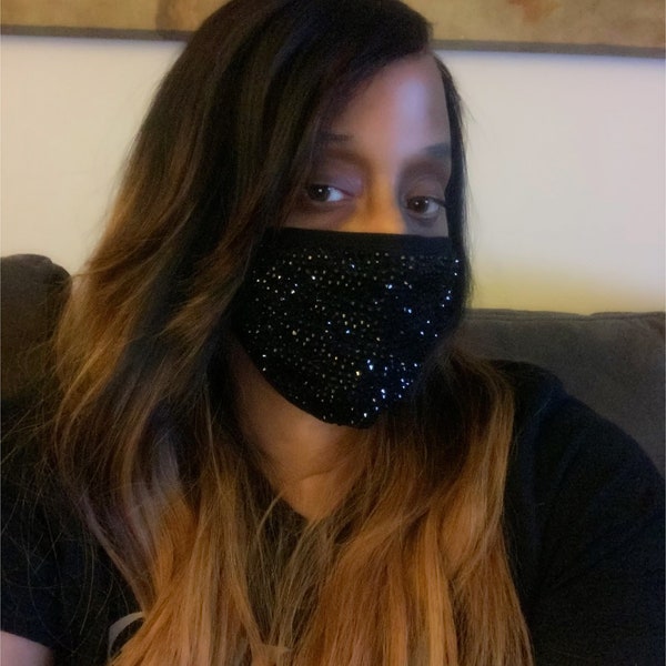 Bling Face Mask - Etsy