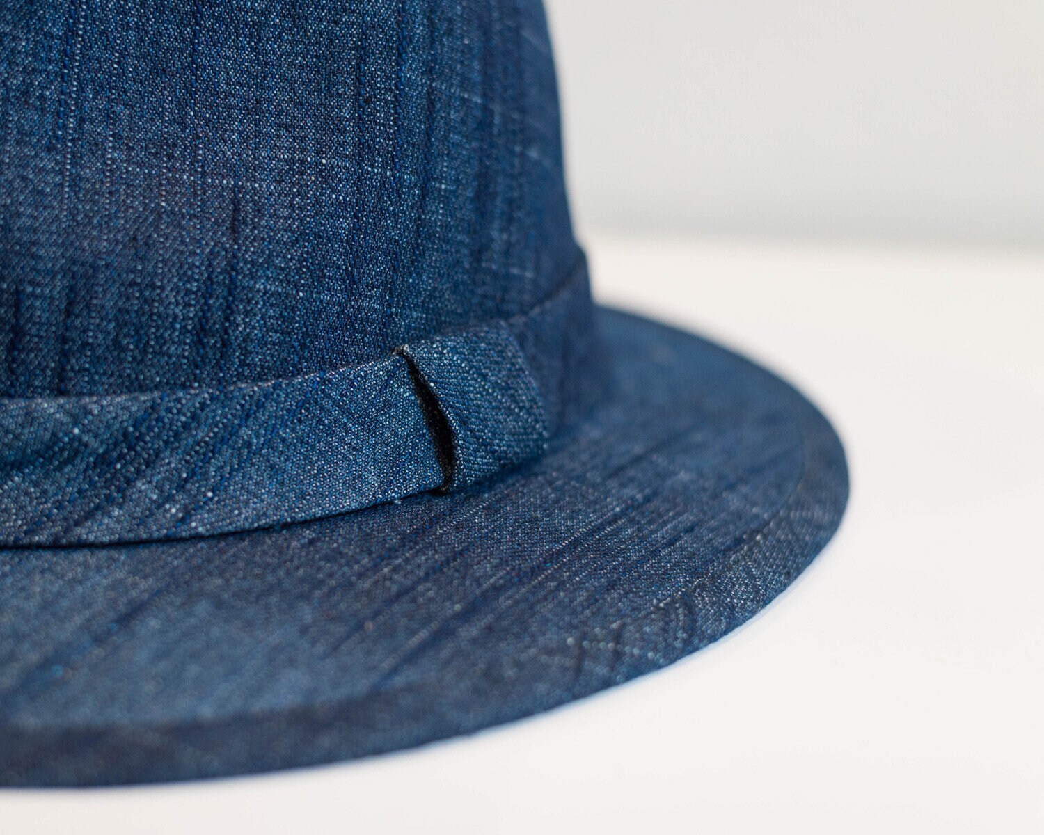 Denim Fedora Hat Men's Denim Fedora Hat Womens Denim - Etsy