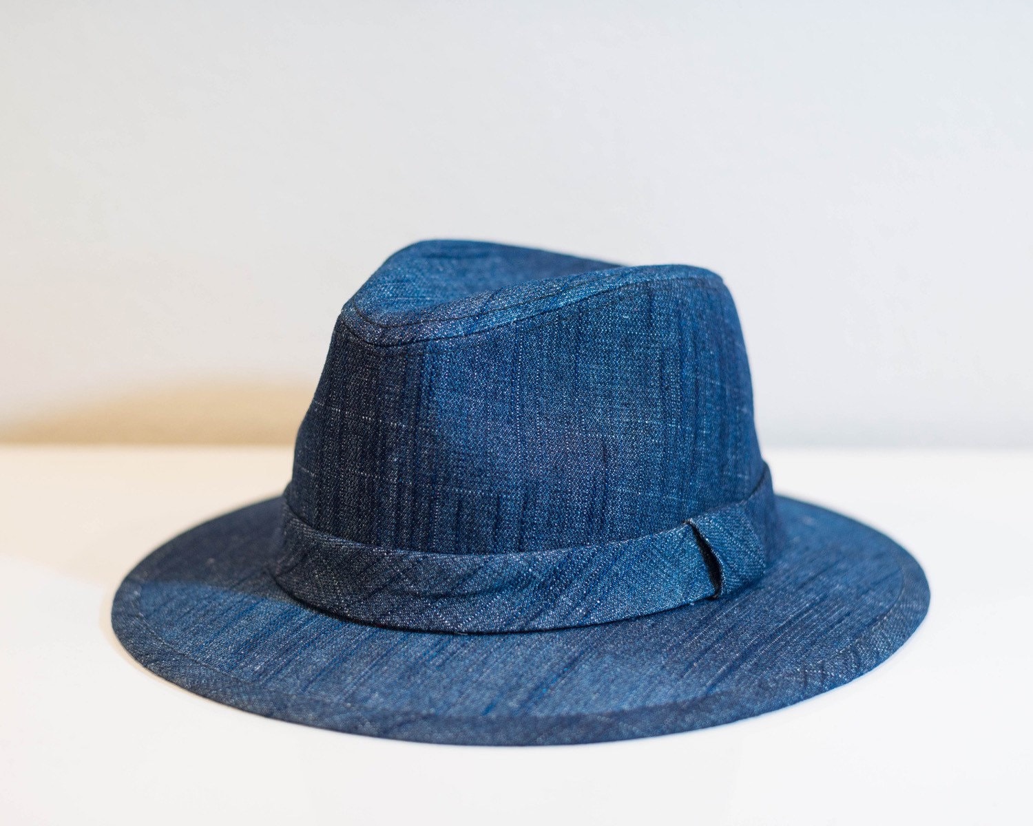 Denim Fedora Hat Men's Denim Fedora Hat Womens Denim - Etsy