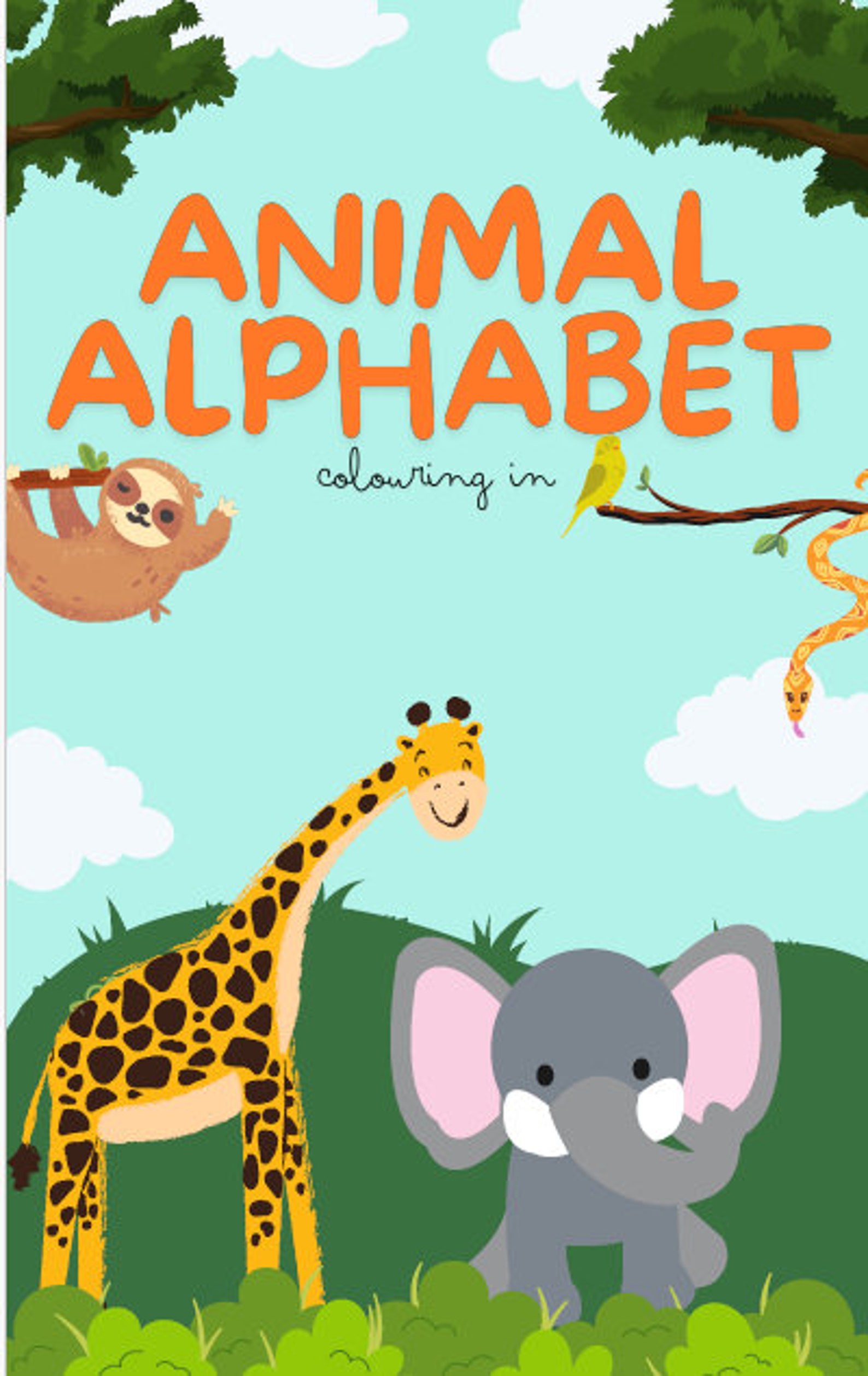 Animal Alphabet - Etsy