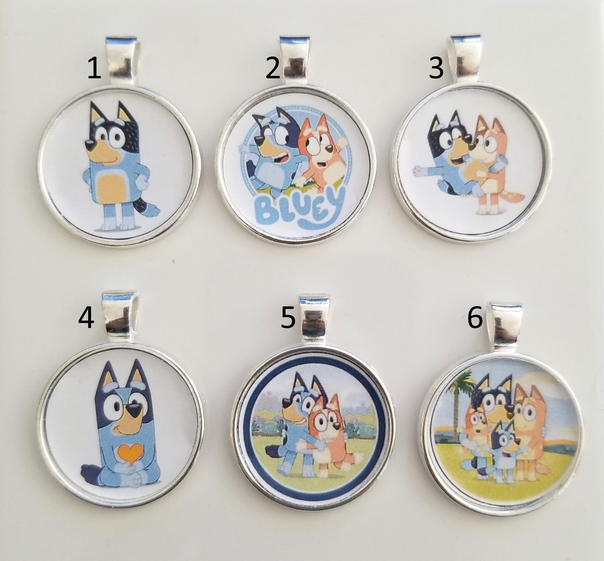 6 Designs Bluey Pendant Necklace - Etsy