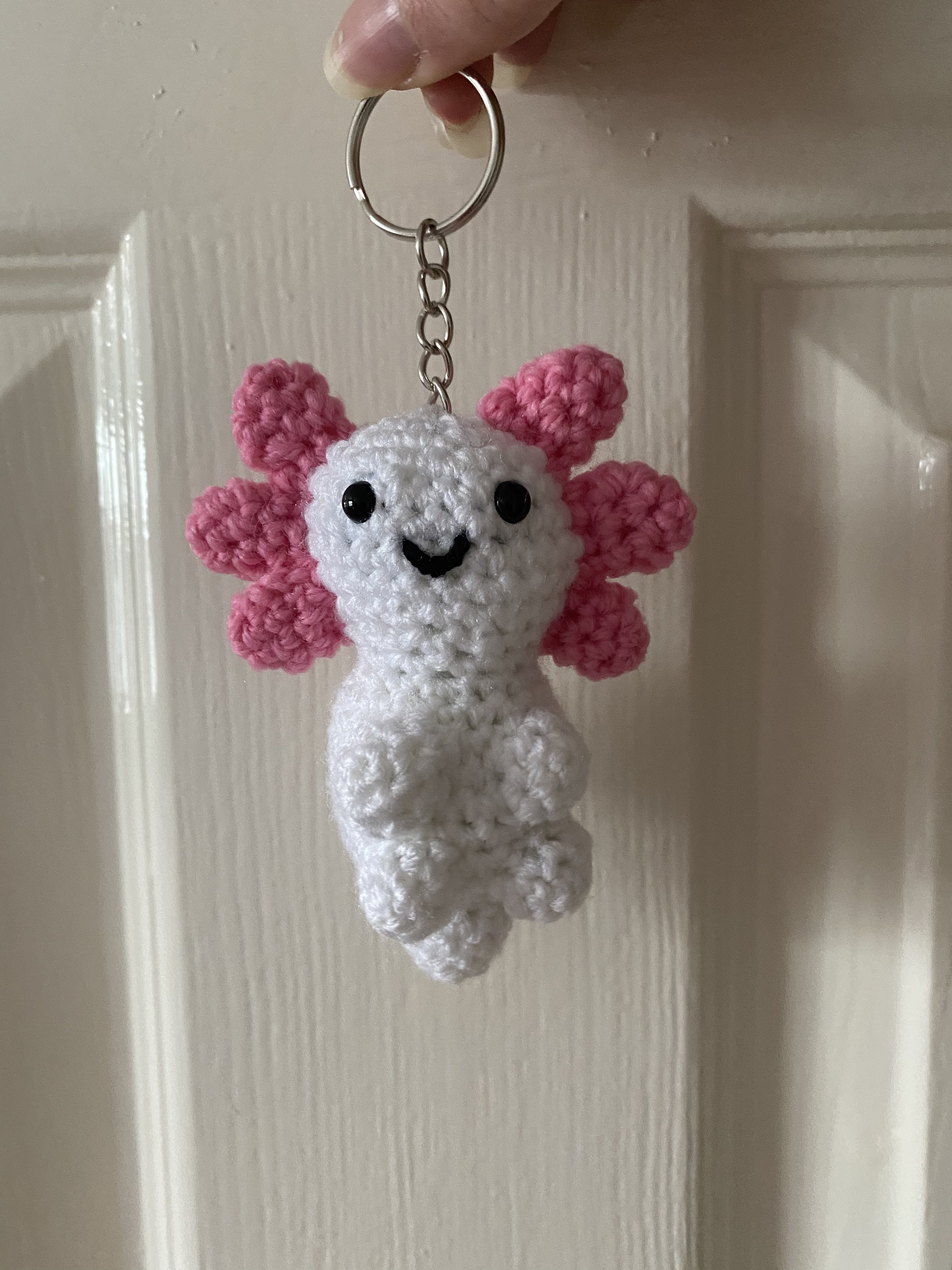 Crochet Axolotl Keychain Crochet Axolotl Keyring Crochet - Etsy UK