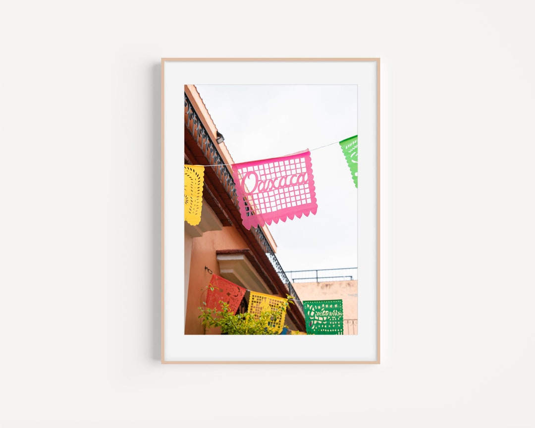 Traditional Papel Picado Art Oaxaca Mexico Photography Wall Art Print ...