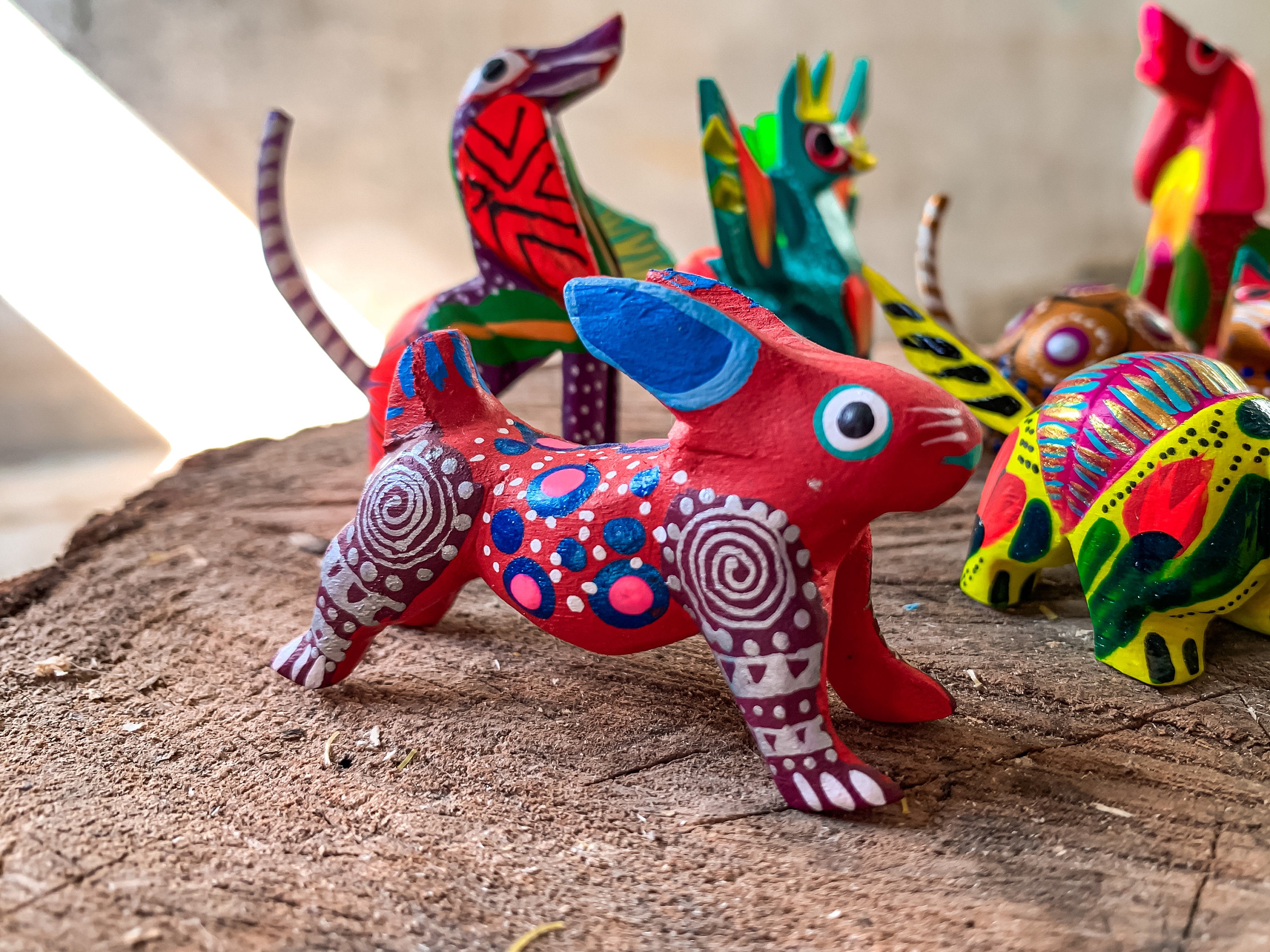 Set of 5 Alebrijes - Etsy