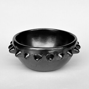 Black Clay Bowl, Mexican Clay Pottery, Salsera De Barro, Sauce Bowl ...
