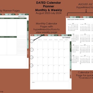 2023-2024 Speech Therapy Calendar, Planning, Goal, Data, and Contact ...