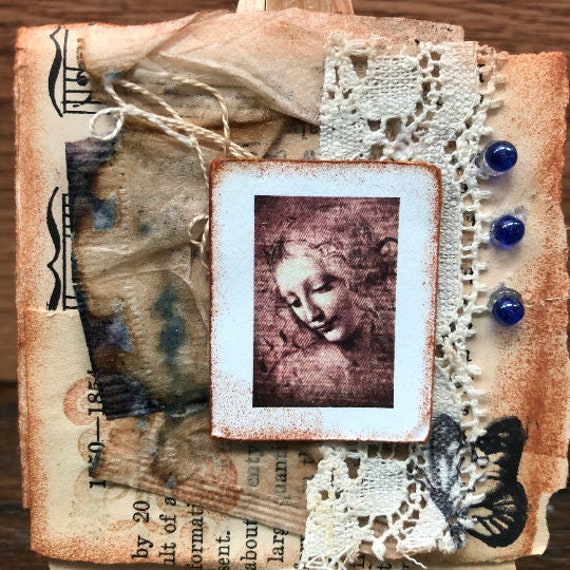 Mixed Media Collage On Canvas