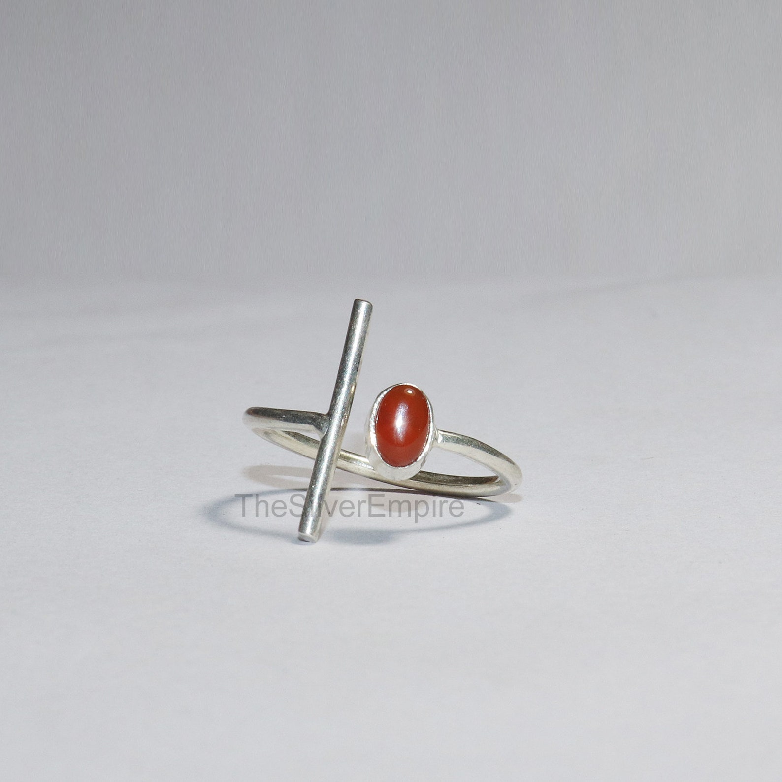 925 Sterling Silber Ring Karneol Ring Natürlicher Karneol - Etsy.de