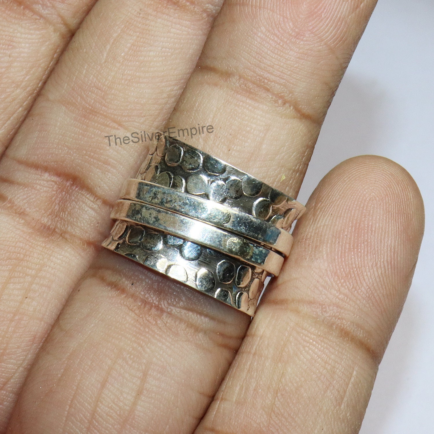Designer Spinner Ring 925 Sterling Silver Ring Silver Ring - Etsy UK