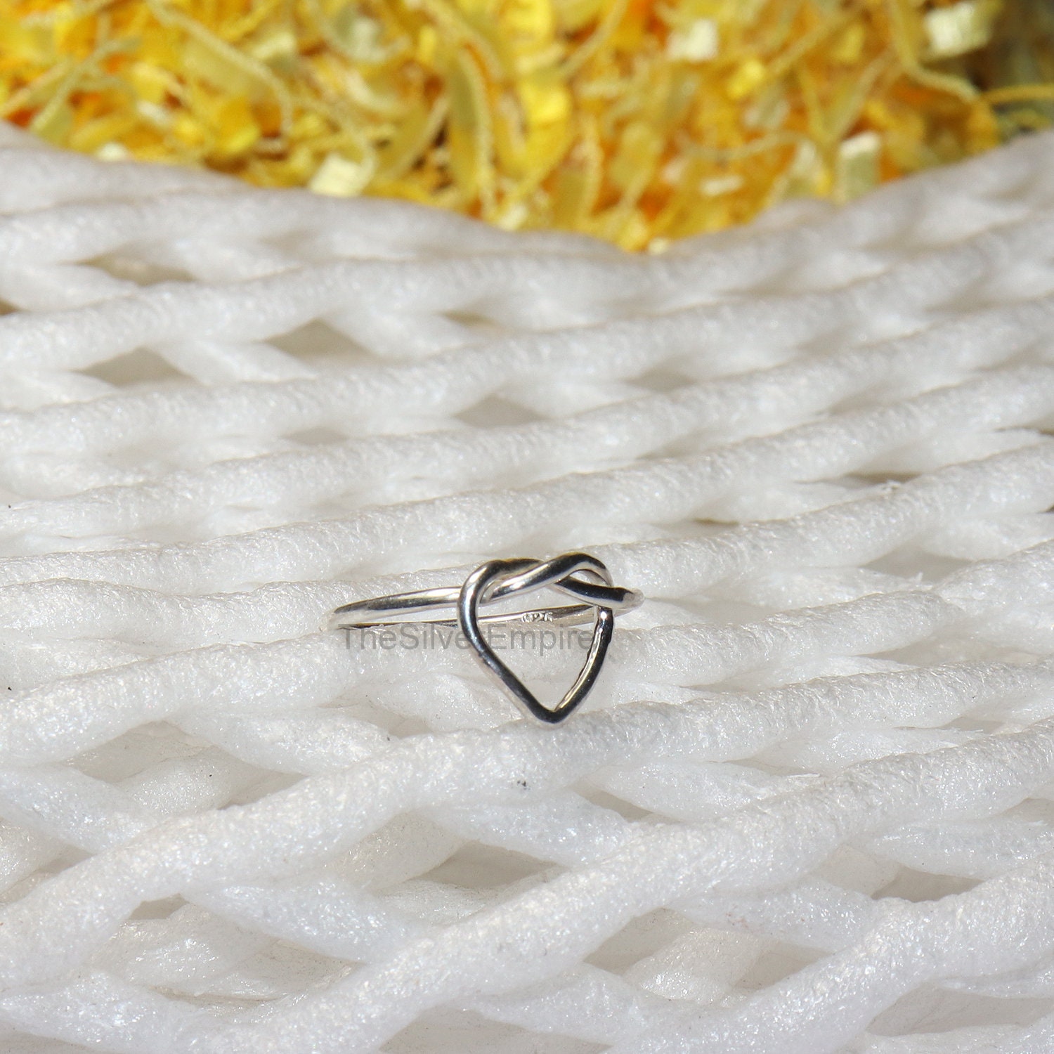 925 Sterling Silber Herz Ring - Liebe Silber Ring - Handgemachter ...