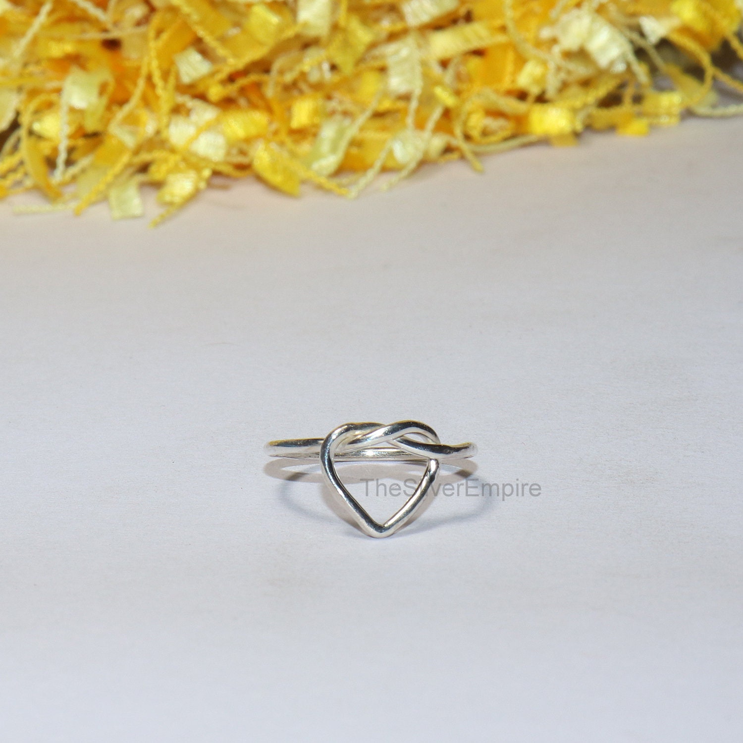 925 Sterling Silber Herz Ring - Liebe Silber Ring - Handgemachter ...