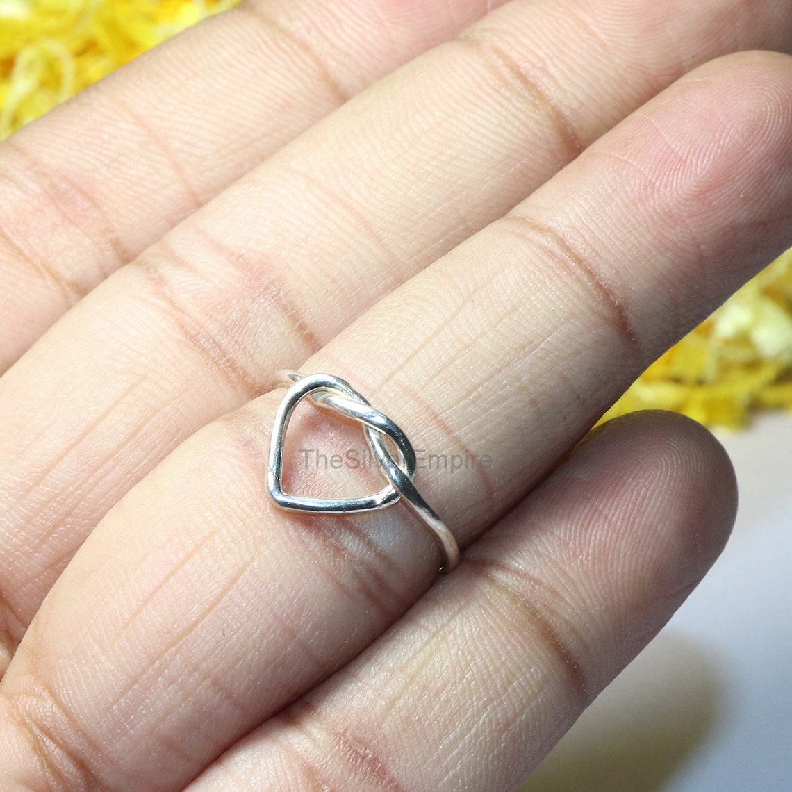925 Sterling Silber Herz Ring - Liebe Silber Ring - Handgemachter ...