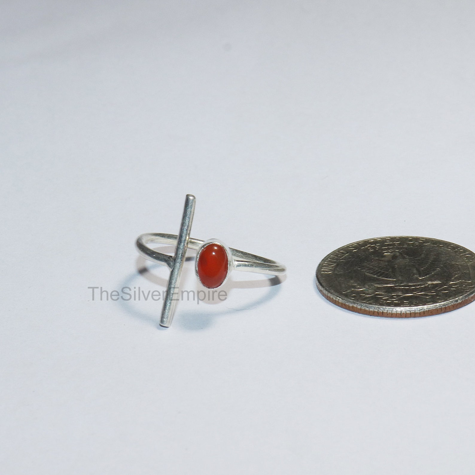 925 Sterling Silber Ring Karneol Ring Natürlicher Karneol | Etsy