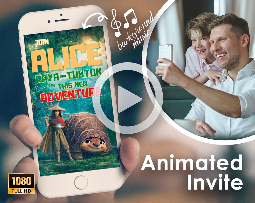 Raya and the Last Dragon Invitation. Raya and the Last Dragon Digital ...