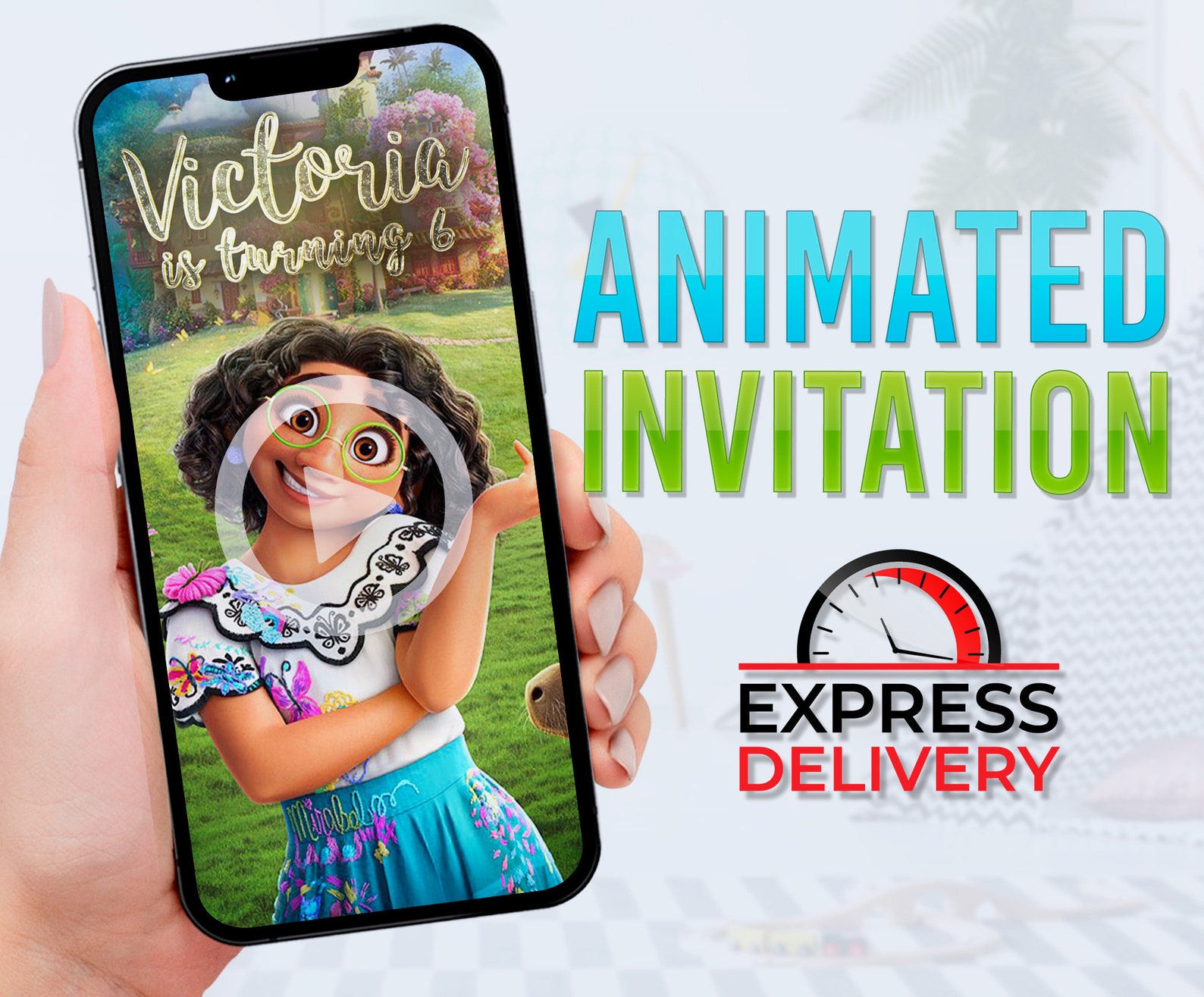 Encanto Invitation, Encanto Video Invitation, Encanto Invite, Encanto ...