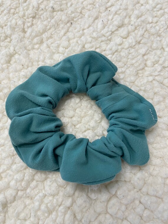 Teal Scrunchie Teal Soft and Stretchy Scrunchie Everyday | Etsy