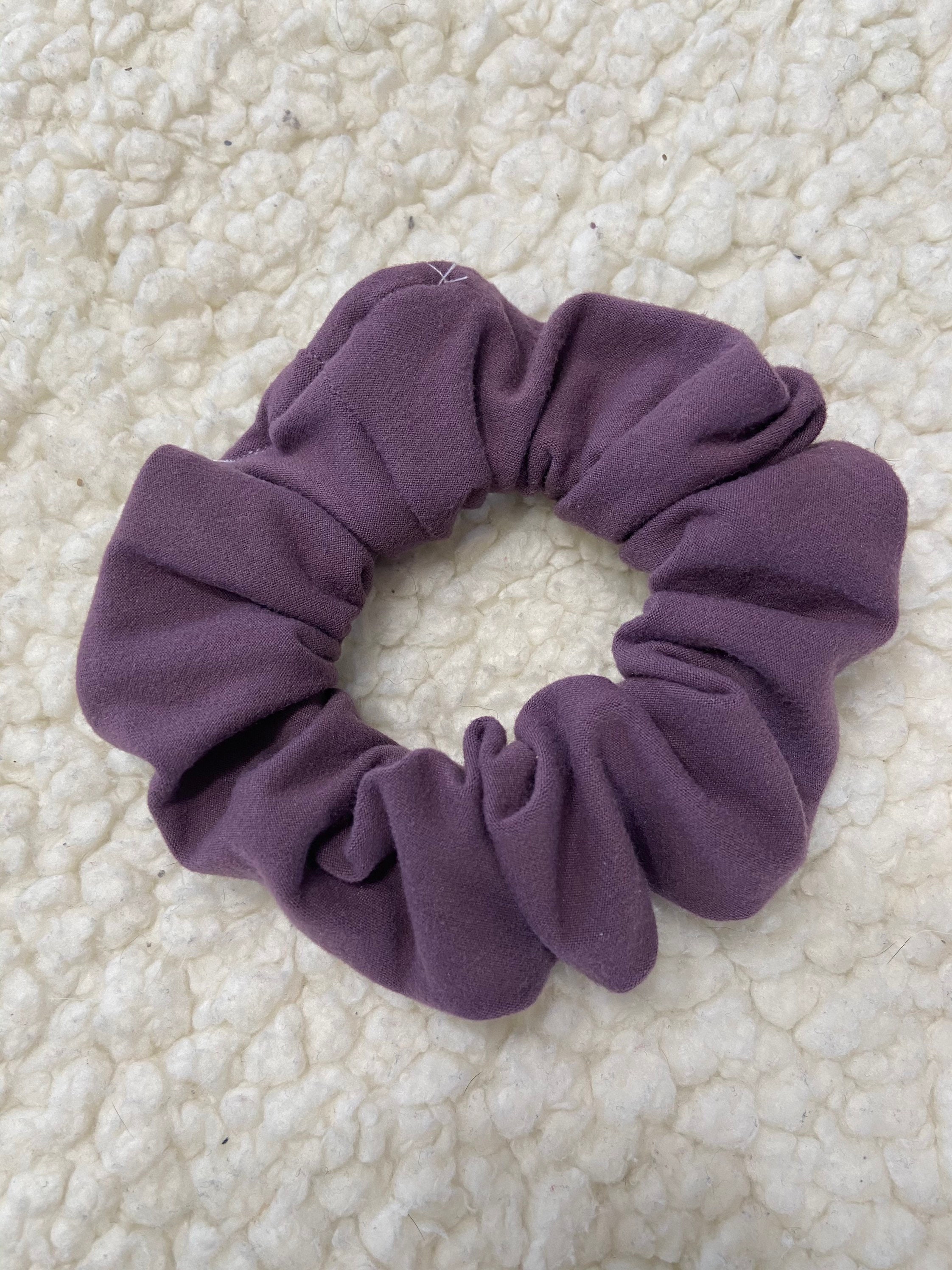 Purple Scrunchie Purple Soft and Stretchy Scrunchie Everyday Scrunchie ...