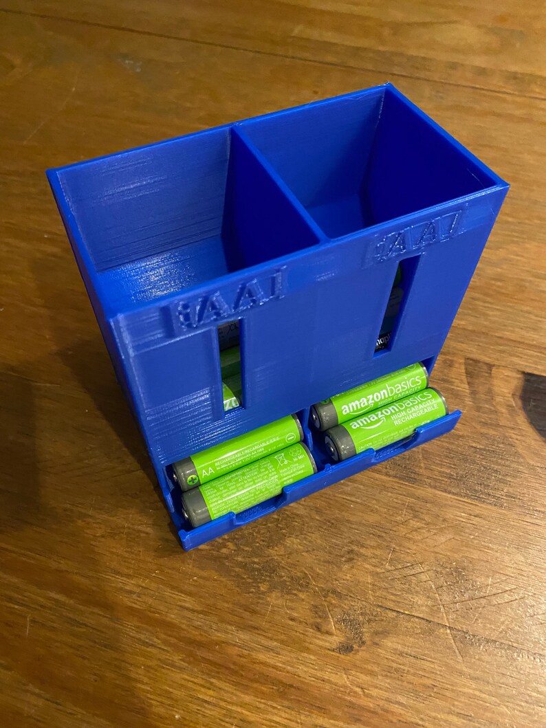 Double AA Battery Holder and Dispenser - Etsy